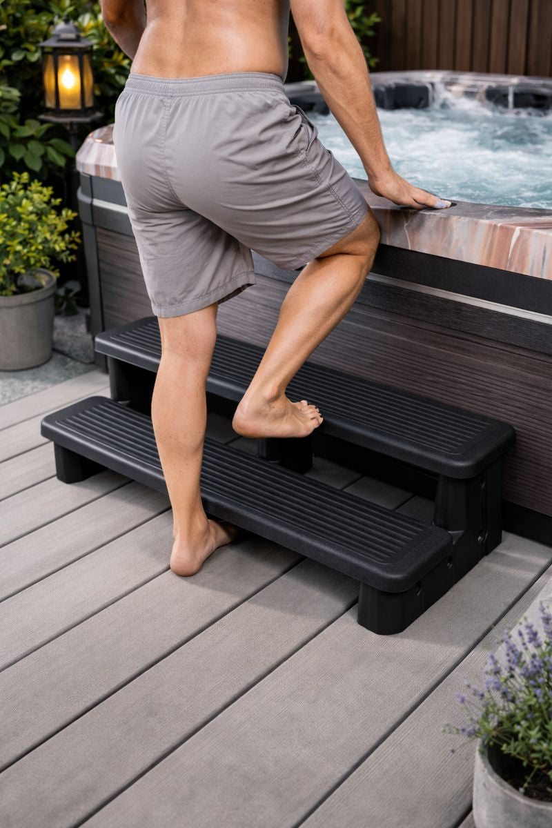 PowerStep Spa Stair - Step up with PowerStep